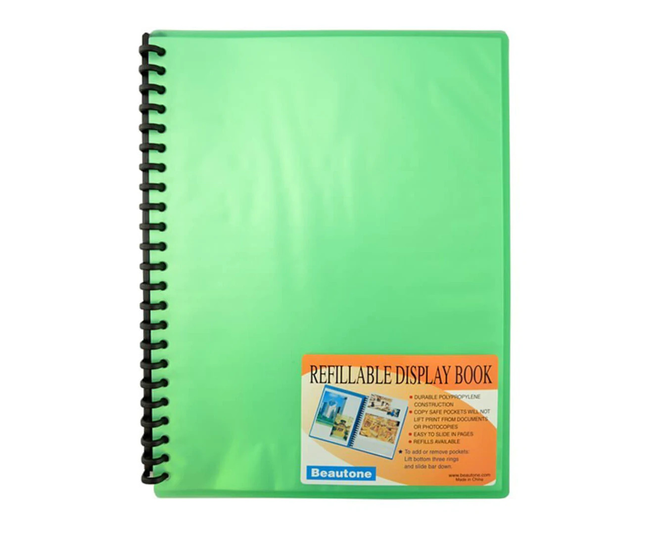 Bantex Refillable Cool Frost Display Book . Perfect for presenting and ...